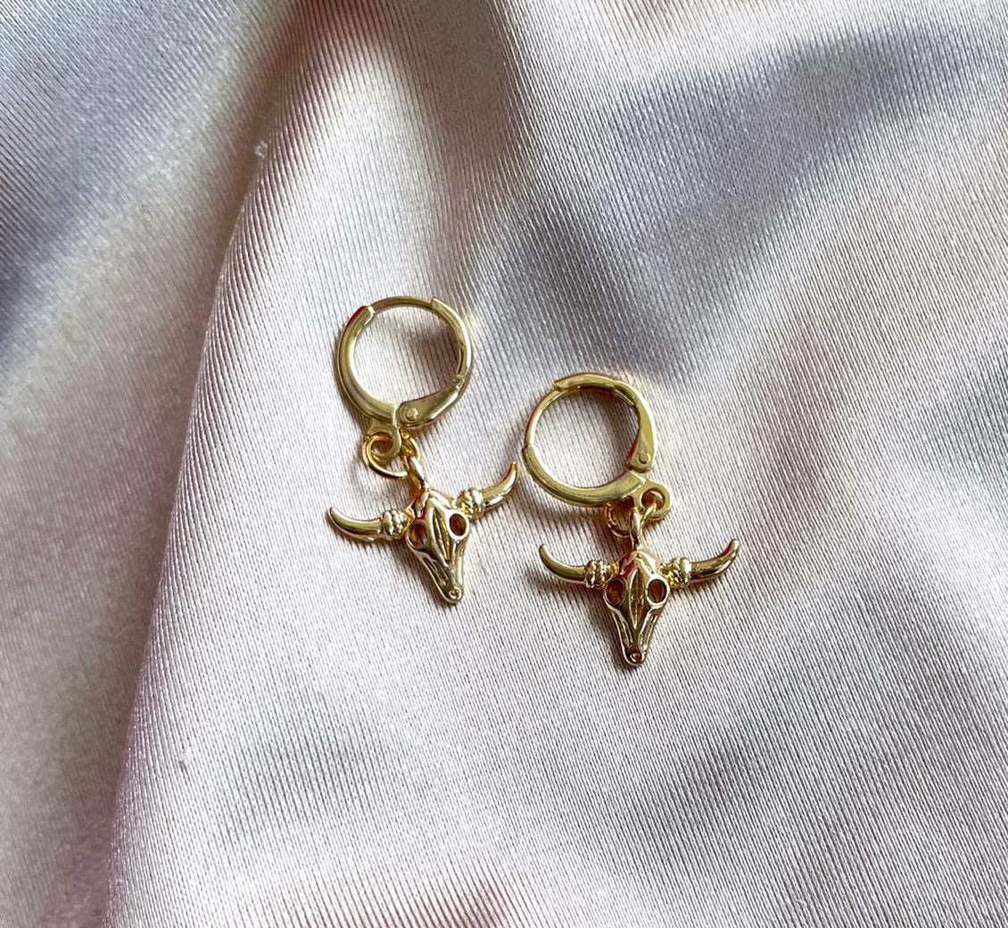 Aretes toro #JJ2 – Vestiq Accesorios Mayoreo